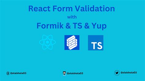 Mastering Form Validation In React With Formik And Yup 50 Off