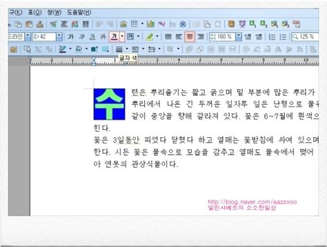 한글2007 첫글자장식기능 그립삽입을 해봅시다 네이버 블로그 한글2007 첫글자장식기능 그립삽입을 해봅시다 네이버 블로그