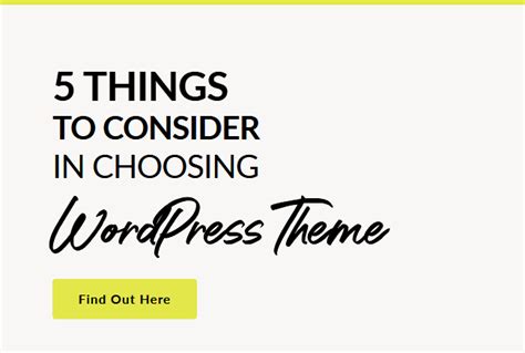 5 Things To Consider In Choosing Wordpress Theme Volthemes