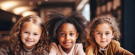 Premium Ai Image Happy Multiracial Students Studying In The Classroom