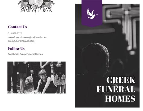 Funeral Home Bi Fold Brochure Templates Edit Online And Download