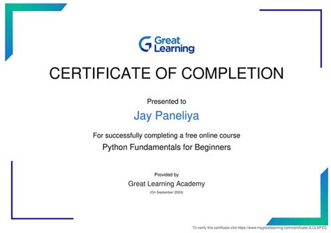 completed python fundamentals for beginners jay paneliya posted on the topic linkedin