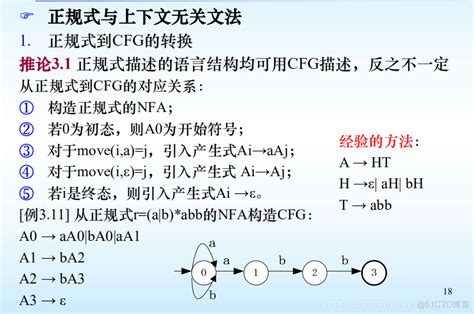 编译原理学习笔记（十六）~将正规式构造为cfg（上下文无关文法）51cto博客编译原理简答