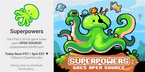 superpowers — free 2d 3d game maker open source