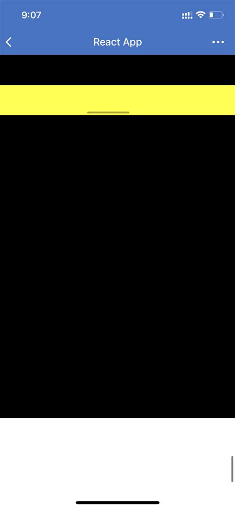 bug ios elastically scrolls to a certain distance causing some