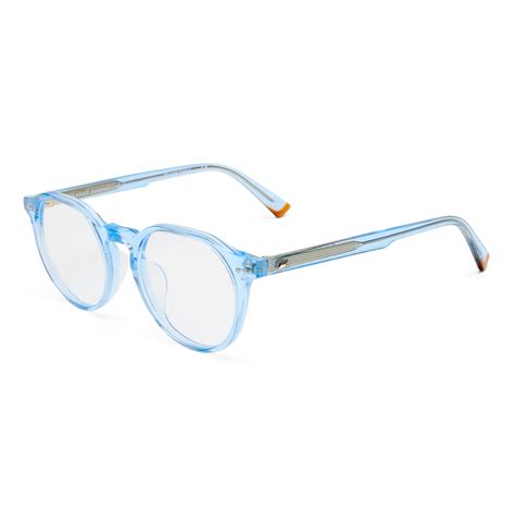 Le Specs Solstice Sky Blue Uni Sex Round Optical Frames Eyewear Index