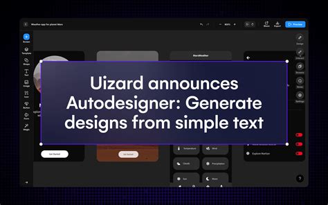Uizard Announces Autodesigner Uizards AI UI Generator