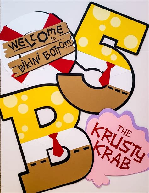 Spongebob Birthday Spongebob Party Spongebob Birthday Sign Spongebob