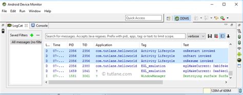 Android Activity Lifecycle Tutlane