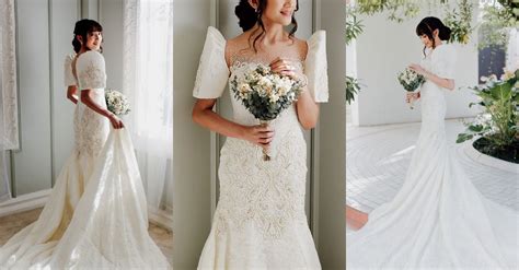 This Bride Looked Gorgeous In Her Modern Maria Clara Dress Artofit