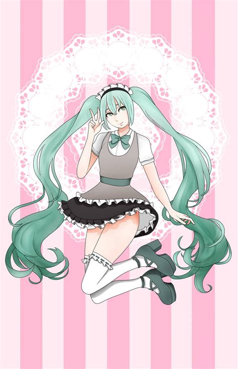 Maid Hatsune Miku By Asime On Deviantart