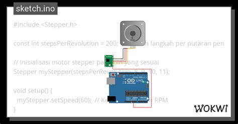 Stepper Alberki Wokwi Esp32 Stm32 Arduino Simulator