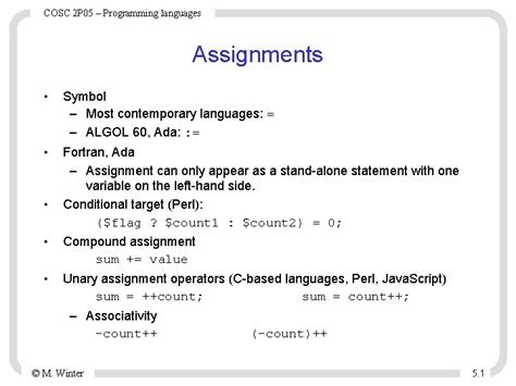Cosc 2 P 05 Programming Languages Assignments Symbol