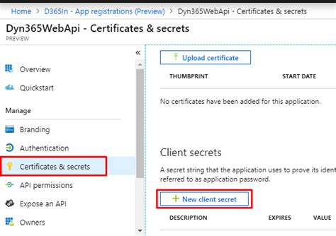 generate access token for dynamics 365 single tenant server to server