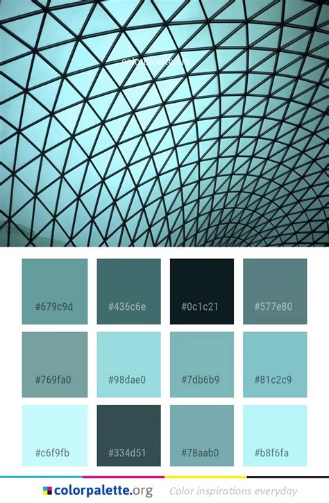 structure pattern architecture color palette