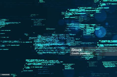 Creative Coding Html Language On Blurry Backdrop Web Developer And Programming Concept Stock