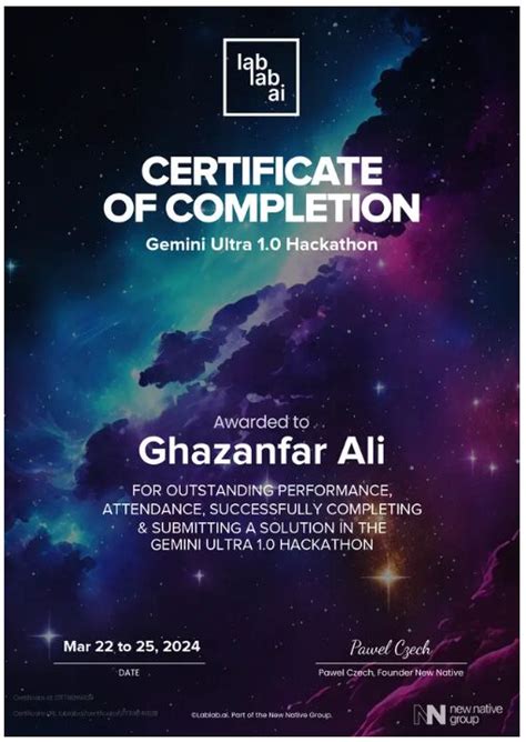 Ghazanfar Ali On Linkedin Hackathon Ai Lablabai Gemini Teamwork Collaboration Gpt