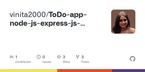 Github Vinita2000todo App Node Js Express Js Mongodb