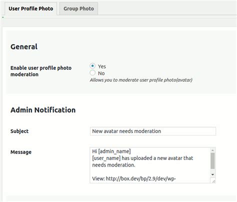 Moderate BuddyPress User Profile Photo Uploads With BuddyPress Avatar Moderator BuddyDev