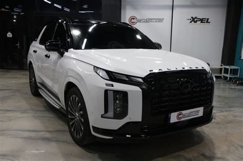 잘나가는 Suv는 투톤이더라 현대 펠리세이드 루프스킨 듀오톤 시공3m 유광블랙by 대전랩핑 And 대전ppf 모터쉴드 네이버 블로그