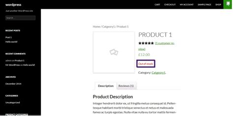 How To Replace Out Of Stock By Sold In Woocommerce Themelocation