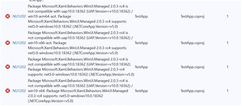 Cannot Install Microsoft Xaml Behaviors WinUI Managed Package In WinUI UWP Project Issue