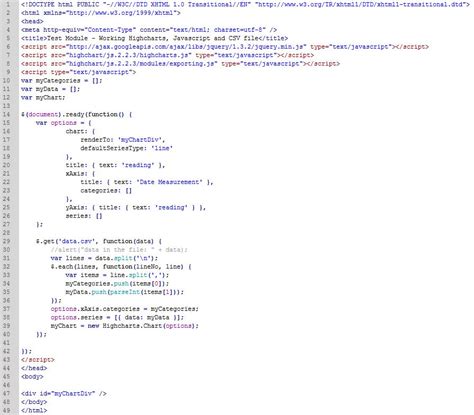 Highcharts Reading From Csv File Jeromes Blog
