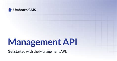 Management Api Umbraco Cms