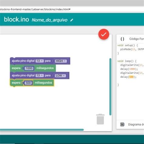 Modelo da Interface a ser exibida ao usuário feito em blocos Exemplo Download Scientific