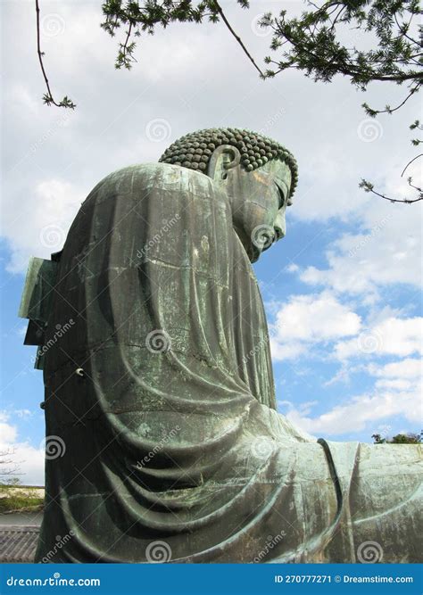 The Great Buddha Of Kamakura Kotoku In Temple Japan Stock Image