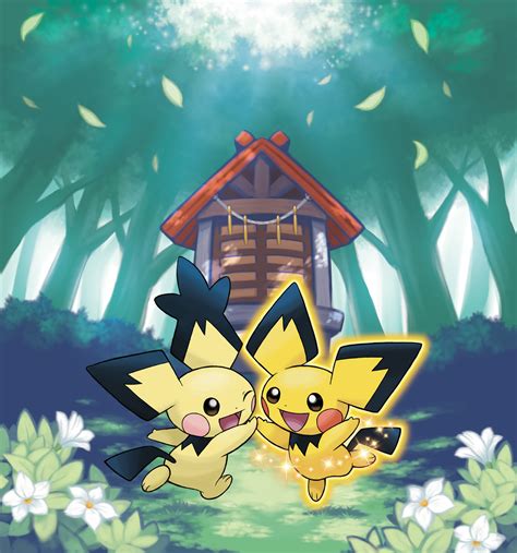 Pichu Spiky Eared Pichu And Pikachu Colored Pichu Pokemon And 1 More Drawn By Sugimori Ken
