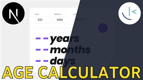 Age Calculator App Frontend Mentor Challenge Tsbsankara YouTube