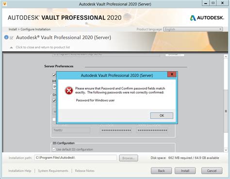 please ensure that password and confirm password fields match exactly