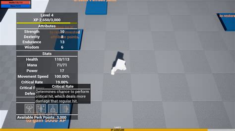 Ultimate Attributes And Stats Component