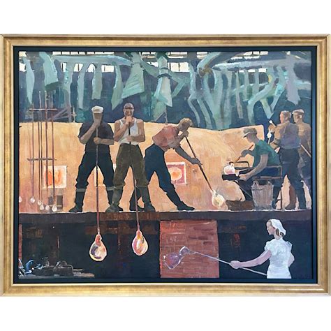 Купить картину Стеклодувы в Москве от художника Ткаченко Владимир