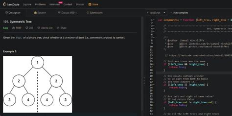 101 Symmetric Tree 🚀 Rdevto