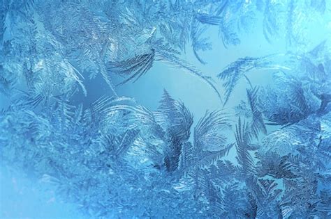 Premium Photo Frozen Window Pattern