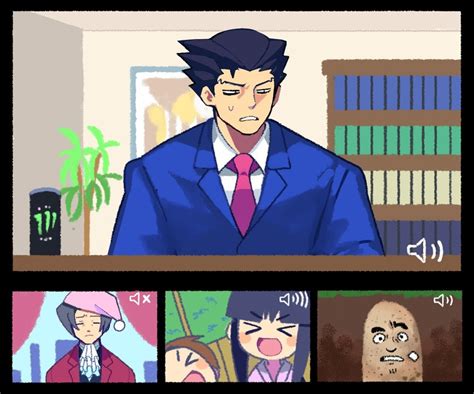 Phoenix Wright Maya Fey Miles Edgeworth Dick Gumshoe Pearl Fey And More Ace Attorney
