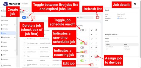 Create Assign And Schedule Jobs Viewsonic Apps And Viewboard Knowledge Base