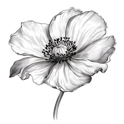 Flower Drawing Realistic Pictures