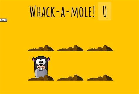 Whack A Mole Game