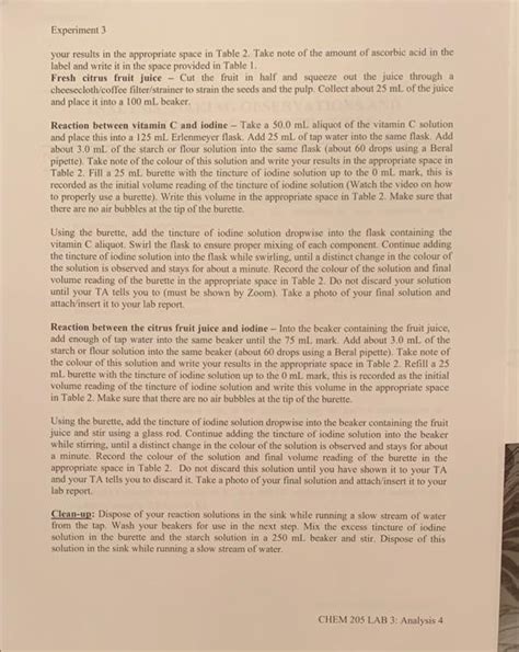 Experiment 3 Prelaboratory Assignment Read The