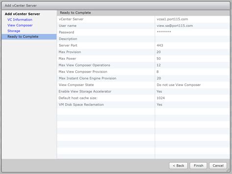 Horizon View Connection Server Install And Basic Setup Port