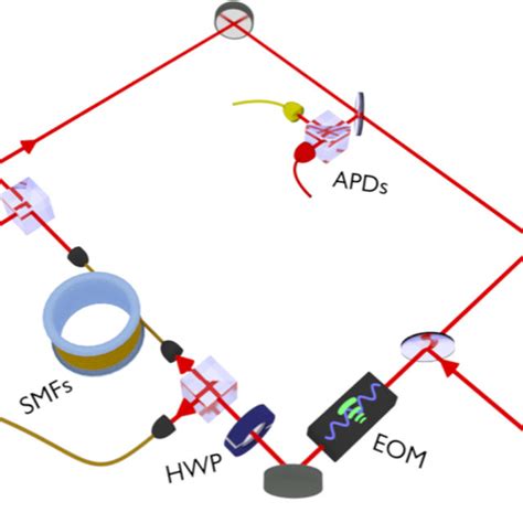 Schematic Of Our Implementation Of A Time Multiplexed Quantum Walk With