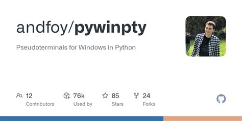 GitHub Andfoy Pywinpty Pseudoterminals For Windows In Python