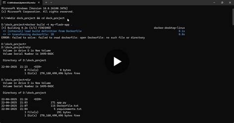 devops docker flask containerization internshiplearning