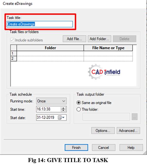 Solidworks Task Scheduler Part 3 Cad Infield