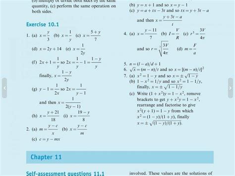 Confusion Over Transposing Formulae Question