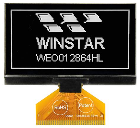 WEO HWPP N Winstar Longlife OLED Graphic Display Module