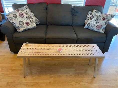 Big Cribbage Board With Rifle Shell Pegs Etsy